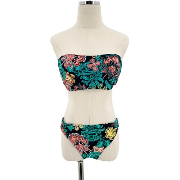 Splendid | Swim | Splendid Womens Farmhouse Floral Bandeau Top And ...